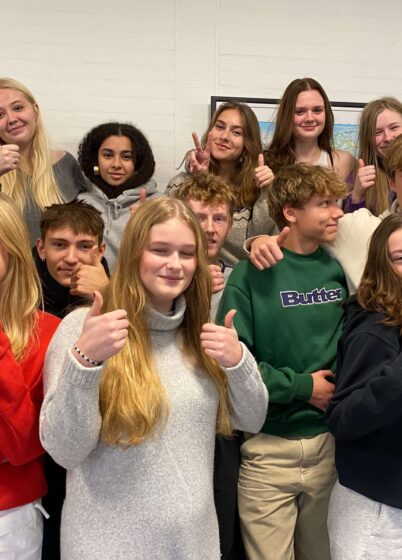 Morten og Mazen gav GG's elever indblik i deres liv - Gladsaxe Gymnasium